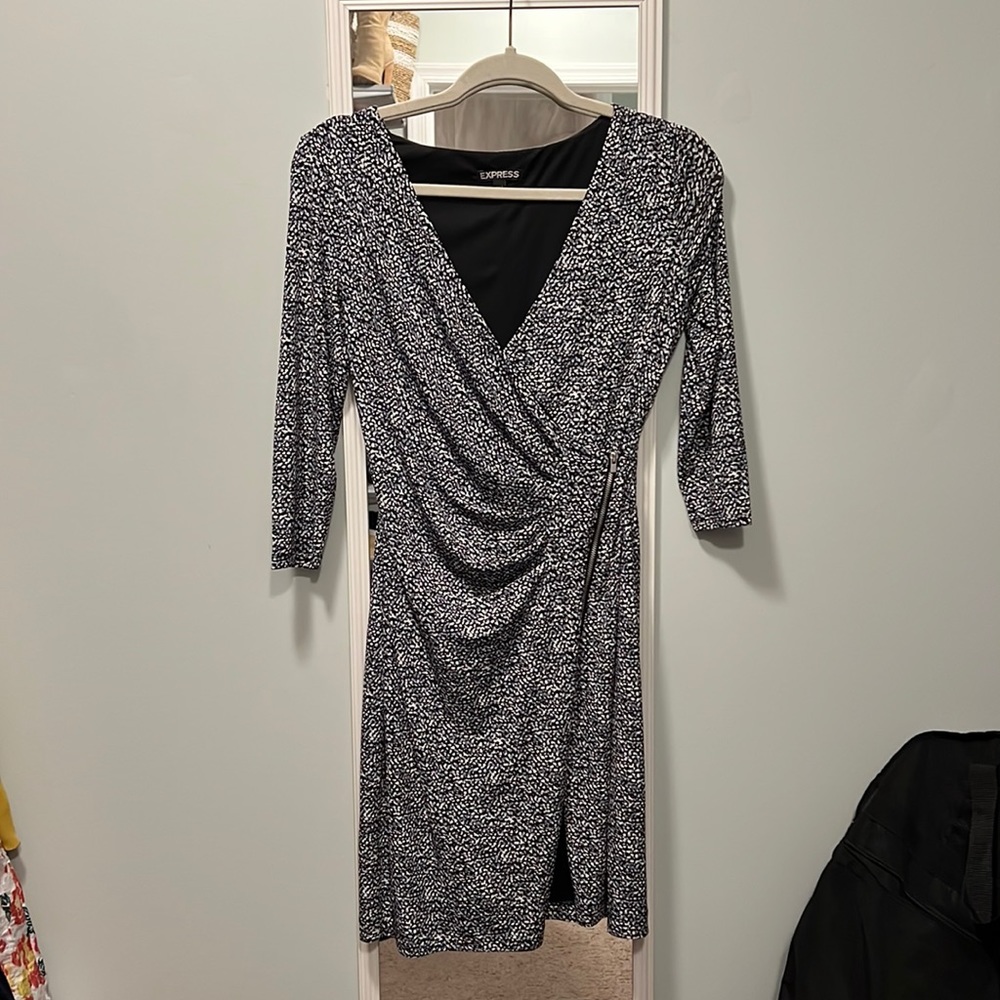 Mini Wrap Dress - Gem